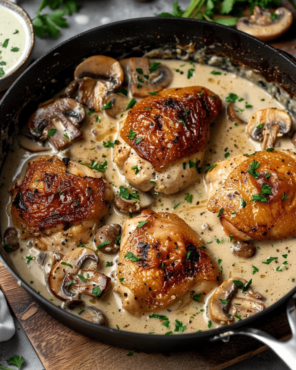 Creamy Mushroom Chicken | My Easy Plate