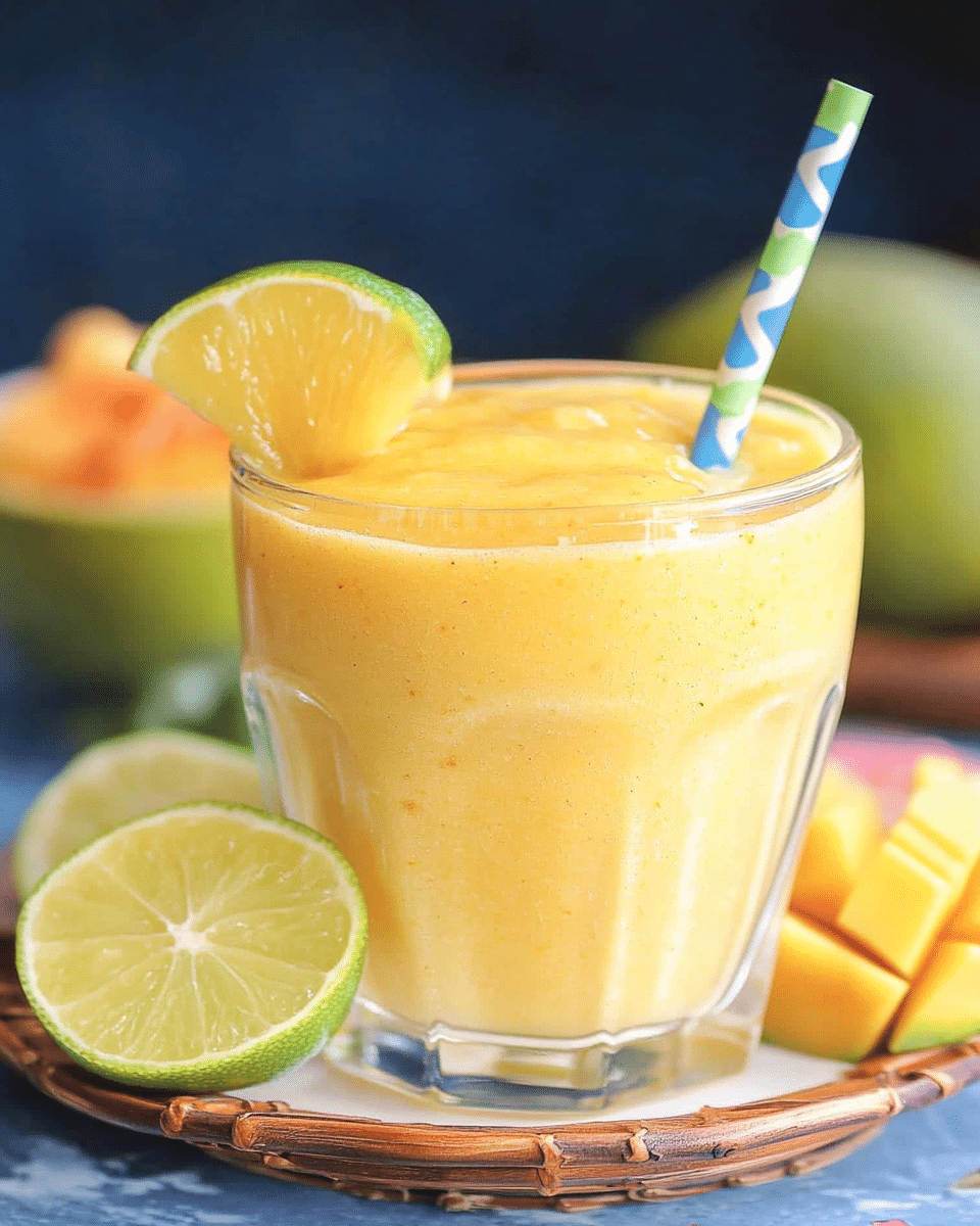 Easy Mango Smoothie | My Easy Plate