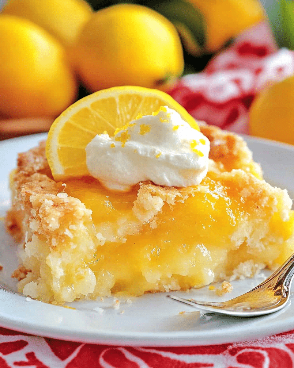 Magic Lemon Cobbler | My Easy Plate