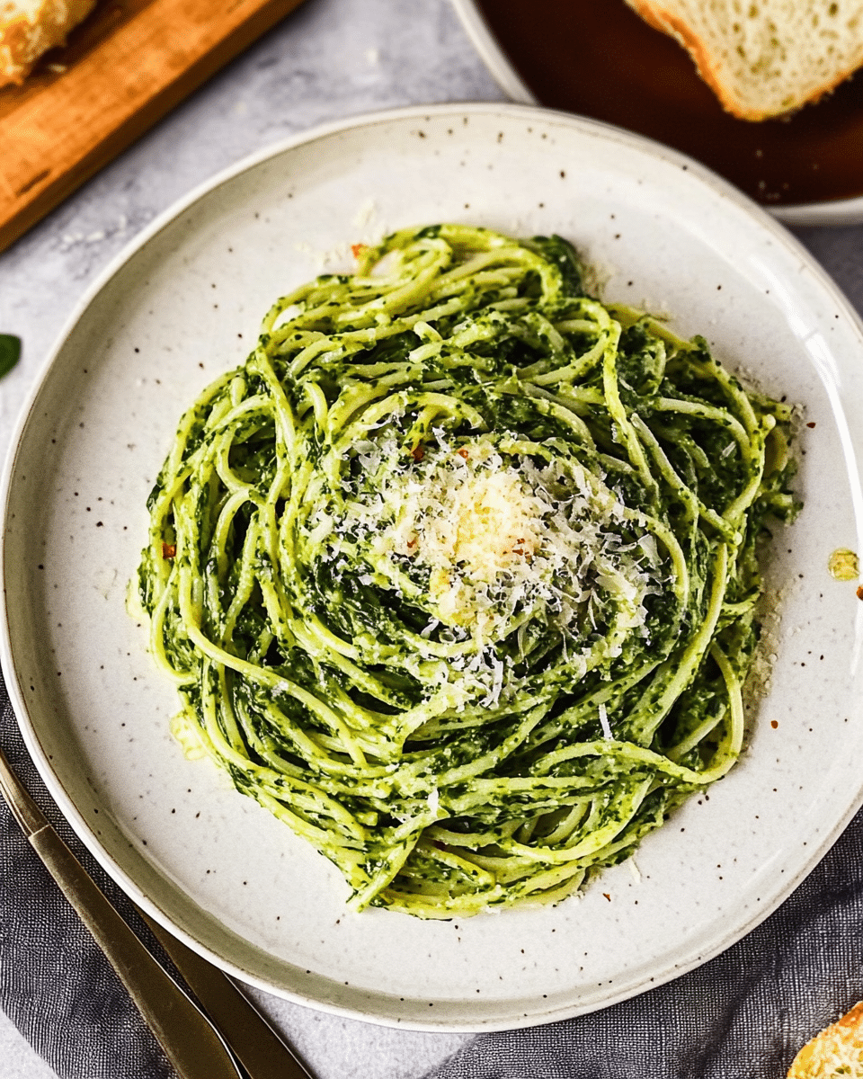 Spinach Spaghetti | My Easy Plate
