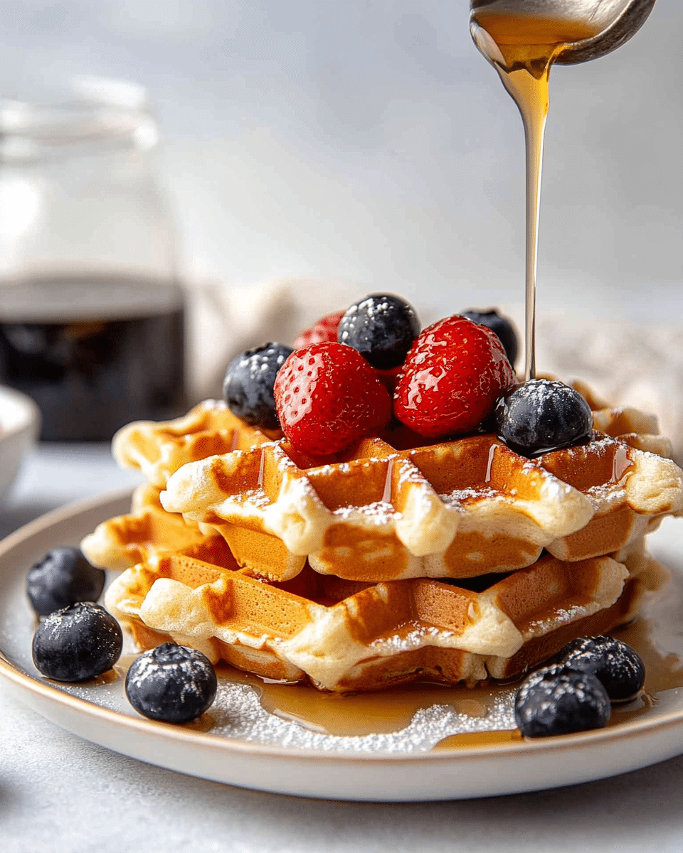 Cottage Cheese Waffles | My Easy Plate